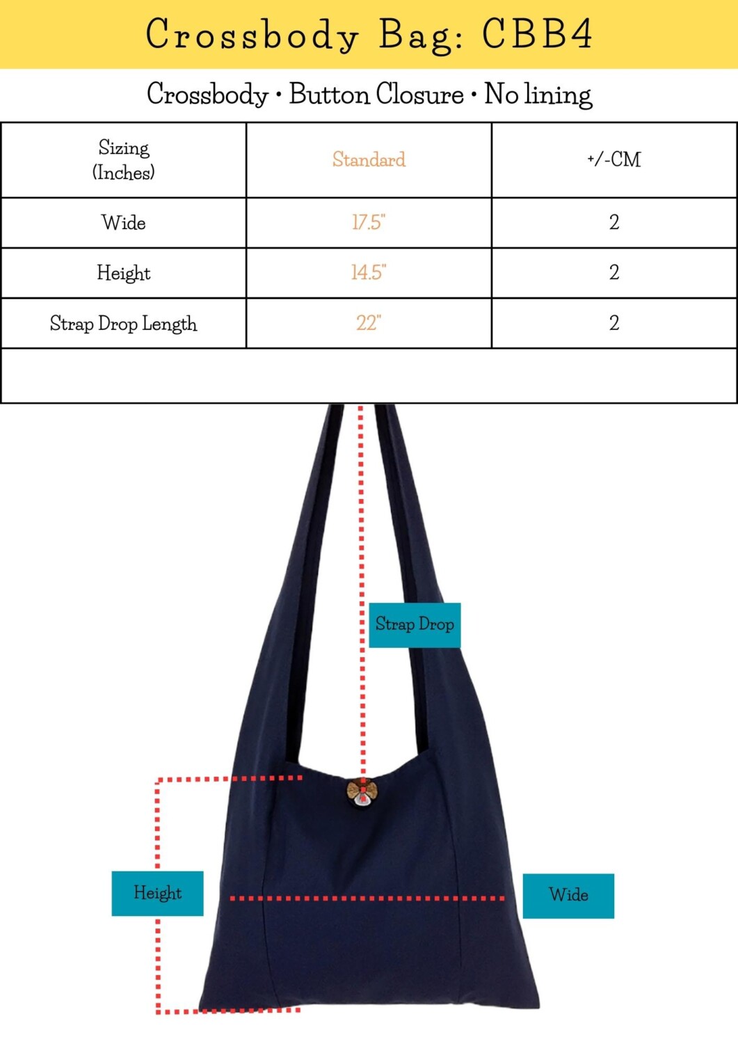 Crossbody Bag CBB4 - Pikalda